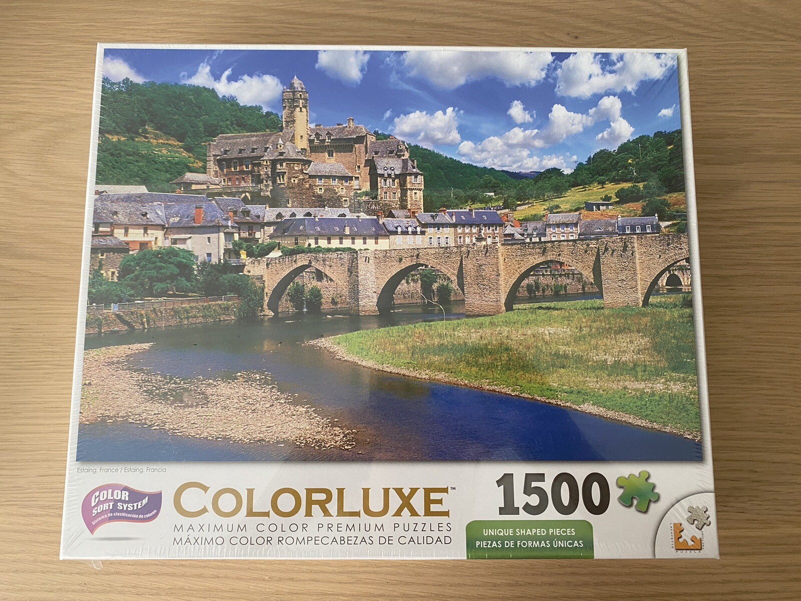 Colorluxe Jigsaw Puzzle Estaing, France Color Sort System 1500 Piece ...