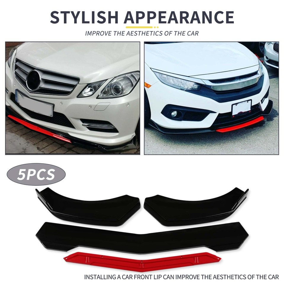 For Mitsubishi Eclipse GSX Front Bumper Lip Splitters Spoiler Kit ...