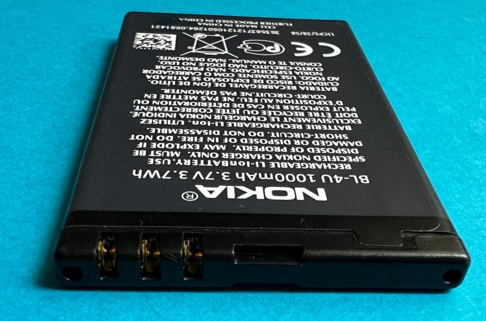 BATTERIE ORIGINE NEUVE NOKIA BL-4U BL4U OEM 1000mAh 3,7Wh 3,7V GENUINE ...