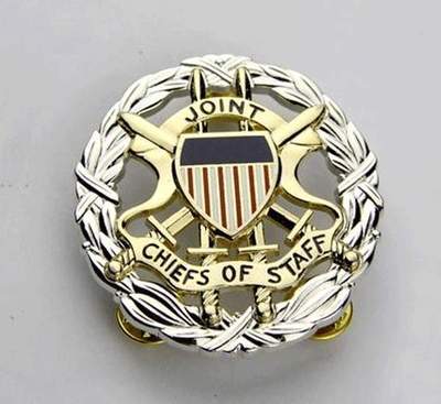 US Office of The Joint Chiefs of Staff Identification Metal Badge ...