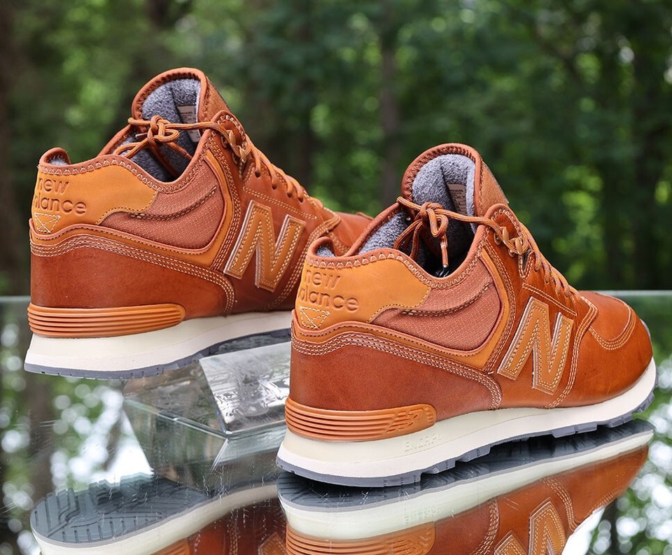 New Balance 574 Mid Rich Brown Men’s Size 15 Custom MH574OAD | eBay