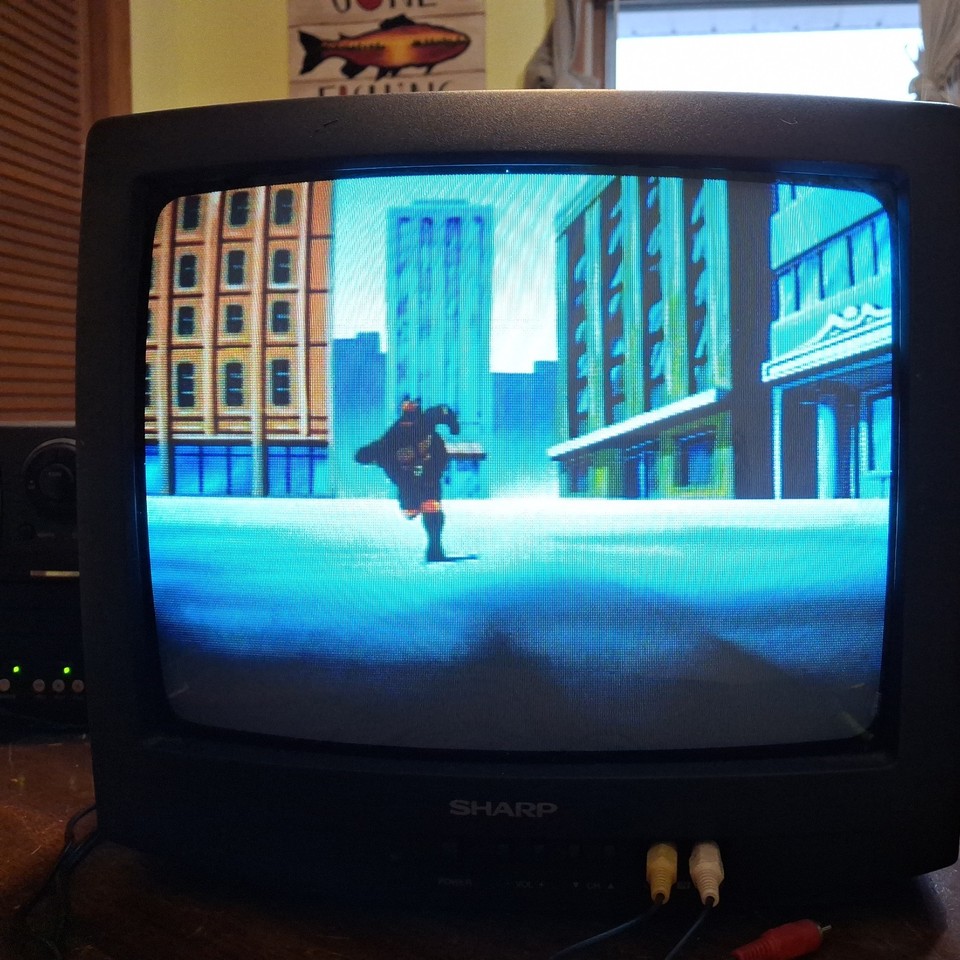 Vintage Sharp 13" Retro Gaming CRT TV 13L-M100 NO REMOTE Front AV ...