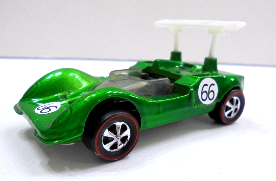 Hot Wheels Redlines *RESTORED* Chaparral 2G Spectraflame Green w/dark ...