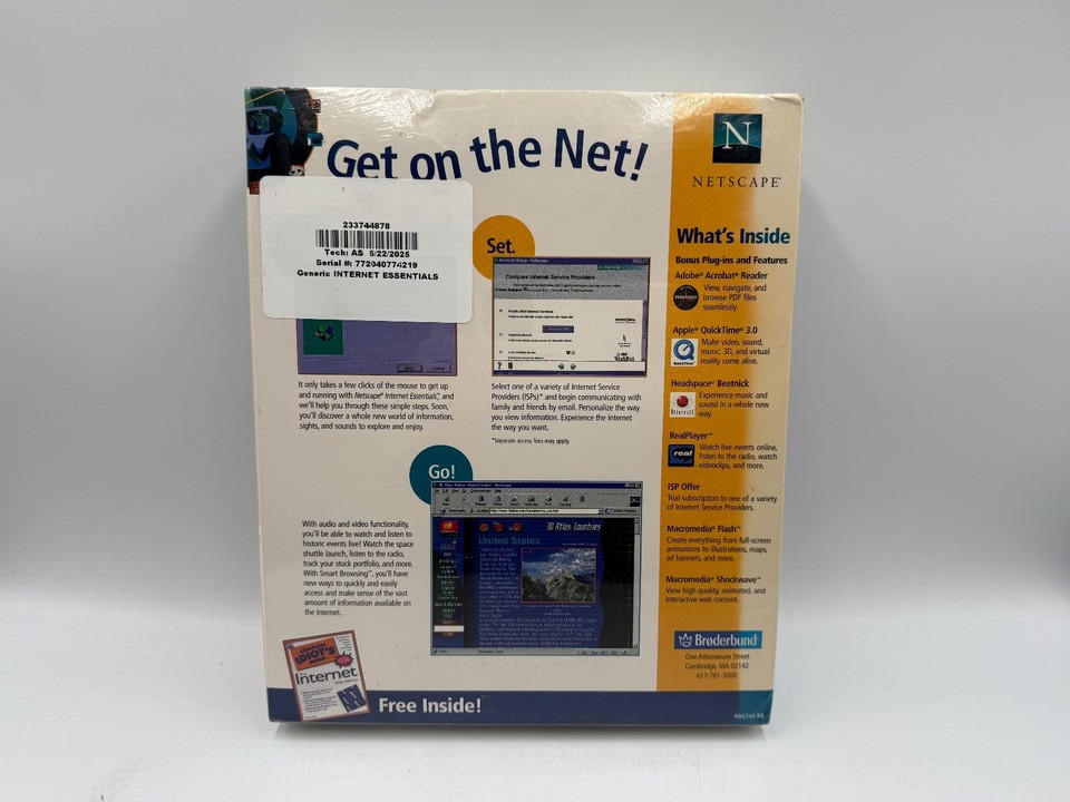 1999 Netscape Internet Essentials Computer Software Version 4.7 | eBay