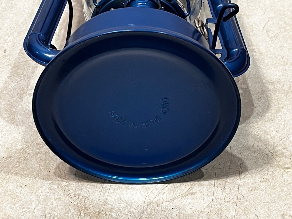 Dietz No. 30 Little Wizard Clear LOC NOB Glass Globe Blue Lantern Never ...