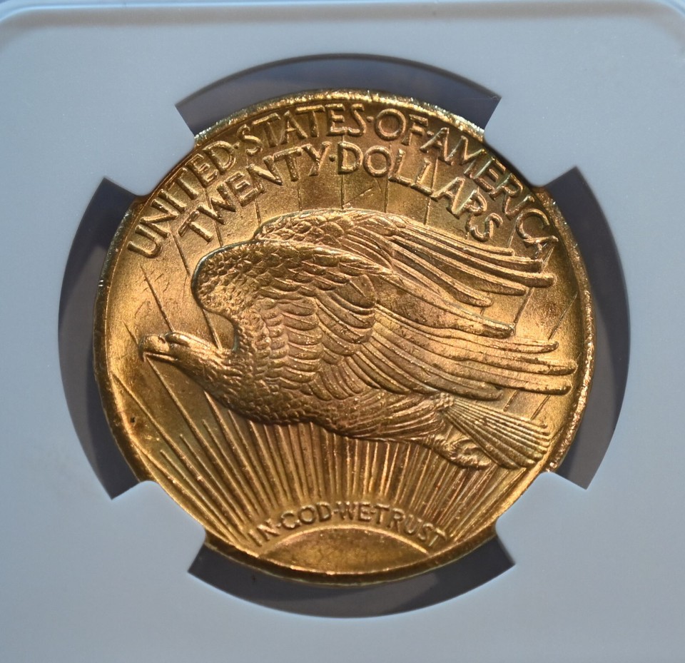 1927 US Gold $20 Saint-Gaudens Double Eagle - NGC MS64+ Plus Grade ...