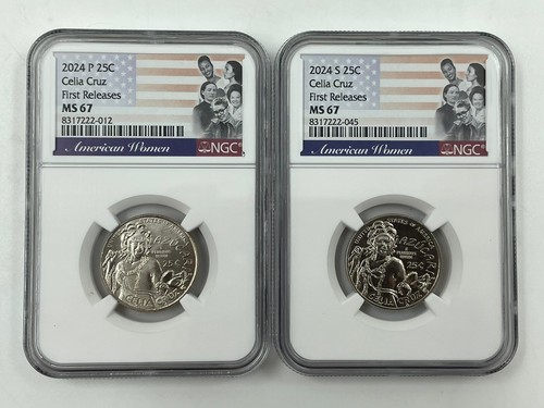 2024 PS CELIA CRUZ AMERICAN WOMEN QUARTER P S AWQ NGC MS67 ⭐FIRST ...