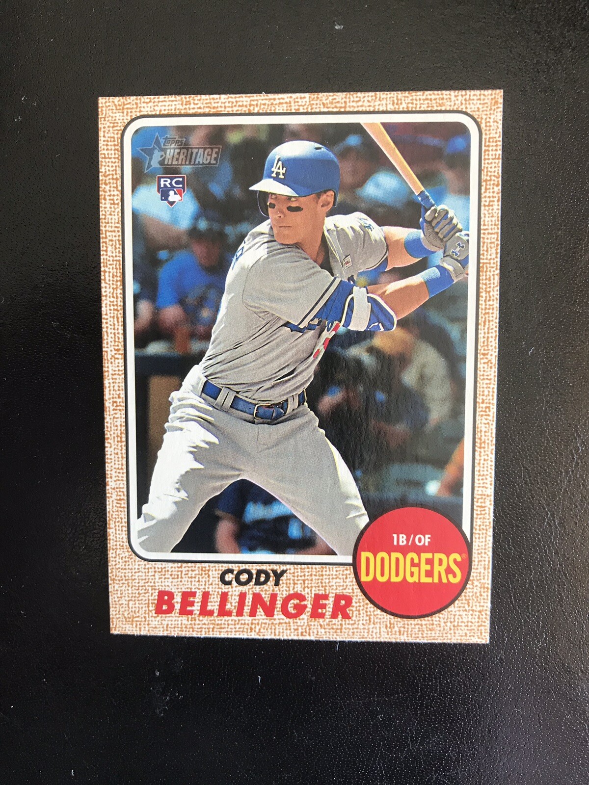 2017 TOPPS HERITAGE #678 CODY BELLINGER LA DODGERS— ACTION VAR ROOKIE💥 ...