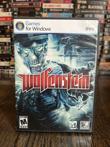 Wolfenstein (Windows PC, 2009) Computer Video Game CIB w/ Manual M 18 ...
