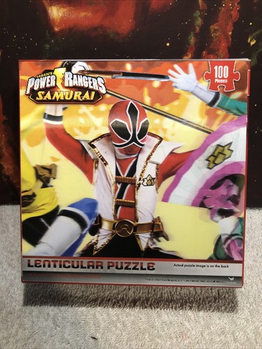 Saban's MMPR Power Rangers Samurai Lenticular Puzzle 100 pieces 2012 ...