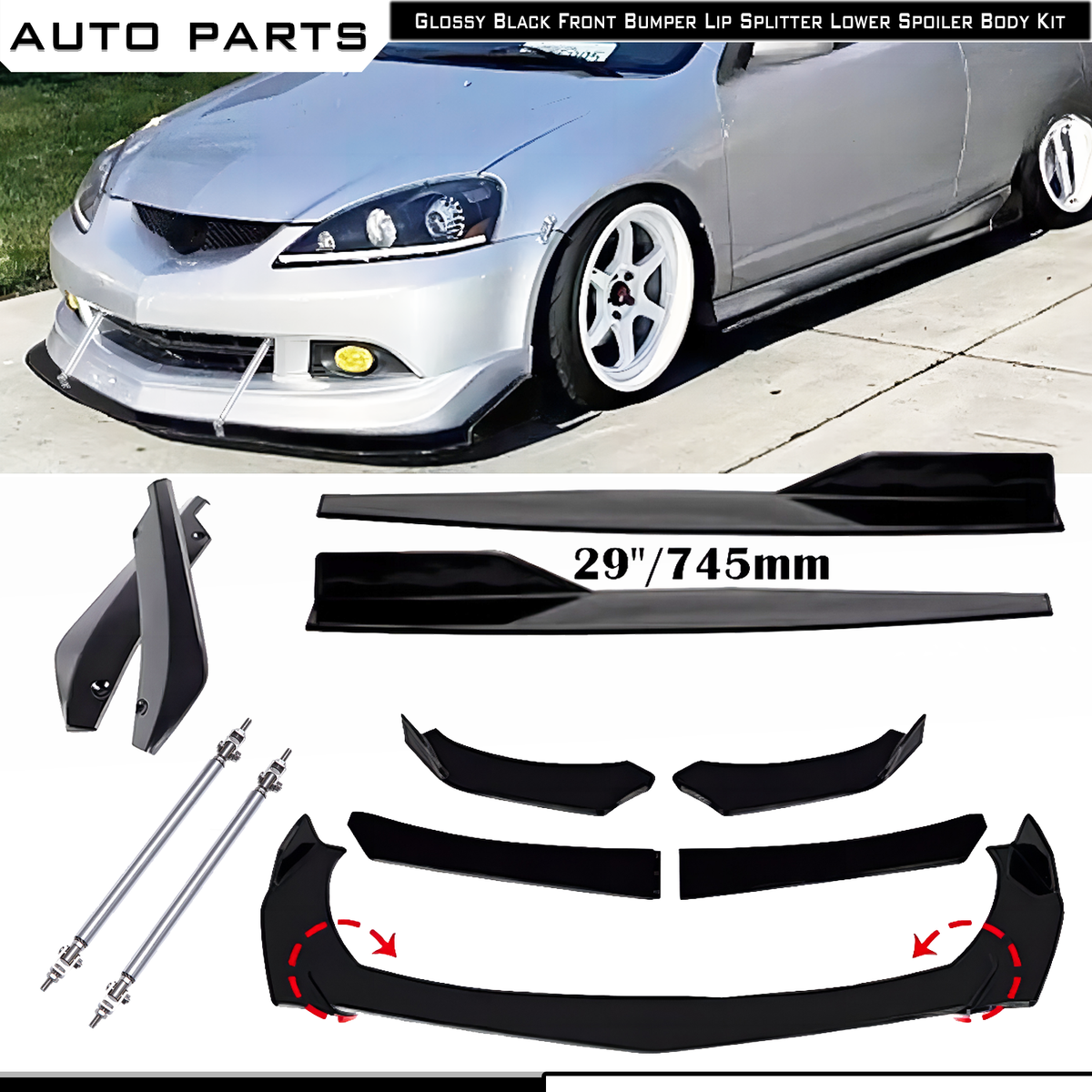 Acura Rsx Body Parts 2005 2006 Acura RSX Body Kit And Styling Catalog