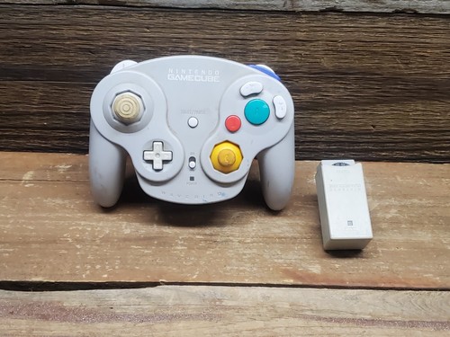 Genuine Nintendo GameCube Wavebird Wireless Controller W/ Receiver ...