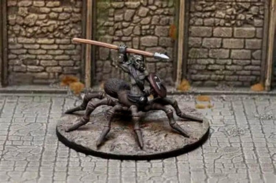 Otherworld Miniatures - MALE DRIDER II (RARE D&D DROW / GIANT SPIDER ...