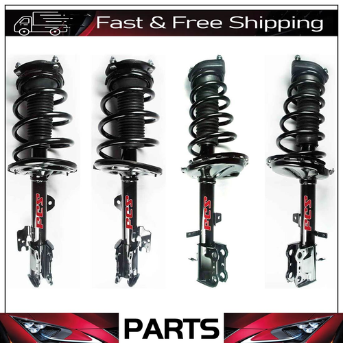 For 2009-2012 TOYOTA VENZA WAGON AWD Front & Rear Complete Loaded Strut ...