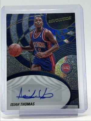 ISIAH THOMAS 2024-25 REVOLUTION BASKETBALL AUTOGRAPH PISTONS AUTO Q4770 ...