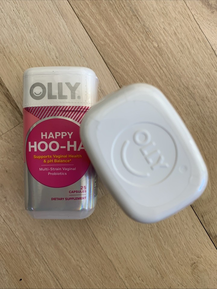 2x OLLY Happy Hoo Ha Multi Strain Vaginal Probiotics 50 Capsules ...