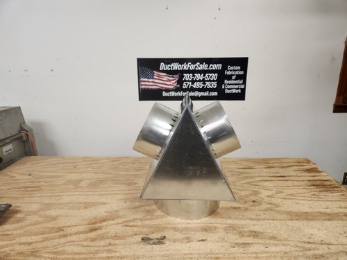 Ductwork Distribution Box For Flex Duct, With 16" Box & Collar Size 14 ...