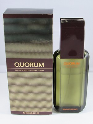 Quorum by Antonio Puig 3.4 oz / 100 ml EDT Cologne for Men New In Box ...