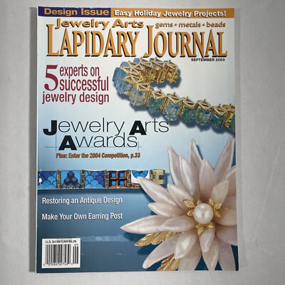 Lapidary Journal Sept 2003 Gem Cutting Jewelry Magazine Rockhound ...