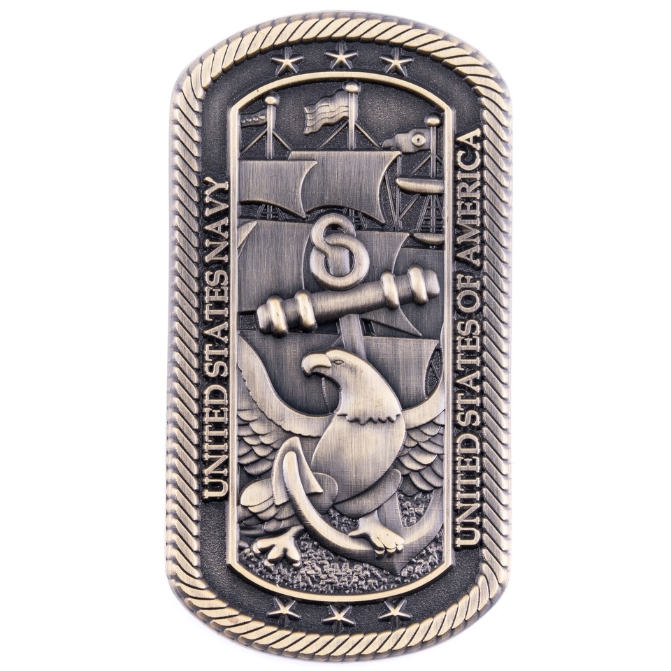 Navy Corpsman Up Challenge Coin (Dog Tag Shape) | eBay