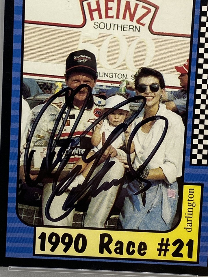 DALE EARNHARDT SR Signed 1991 NASCAR PSA/DNA CERTIFIED Autograph AUTO ...
