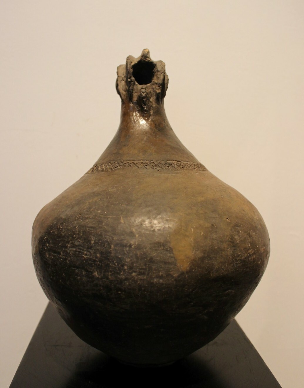 CONGO old rare african vessel potterie LUBA africa afrika kongo jug ...