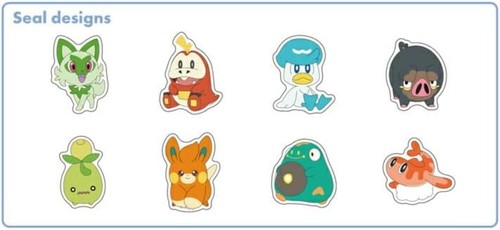 Pokemon Flake Sticker 195141 Pokémon Pocket Monster Sprigatito Smoliv ...