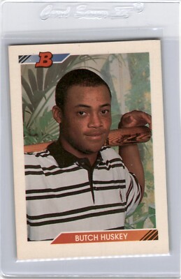BUTCH HUSKEY 1992 BOWMAN ROOKIE METS | eBay
