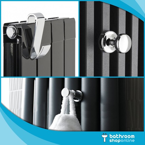 Hanger for Towel Rail Radiator Bath Robe Hook Holder Rad Chrome Effect ...