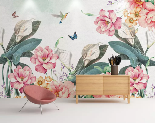 3D Flower Leaves 22690NA Wallpaper Wall Murals Removable Wallpaper Fay ...