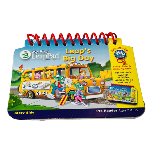 My First LeapPad Leap's Big Day Interactive 2 in 1 Flip Book ONLY | eBay