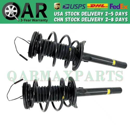 2x Front Shock Absorber Struts Assys EDC Fit BMW E38 740i 740iL 750iL ...