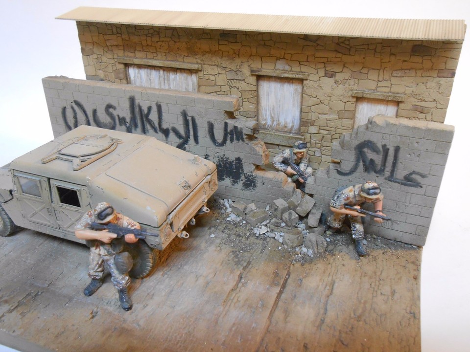 Dioramas Plus 3 Kit Lot 1/35 Diorama Building Ruins Easy Build Best ...