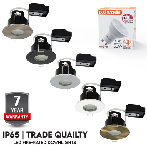 IP65 Recessed Bathroom Ceiling GU10 Light Downlight Spotlights Downlighters UK | eBay UK