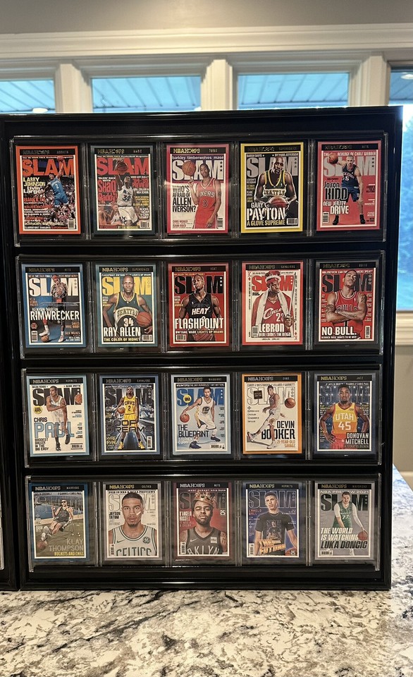 NBA HOOPS SLAM Inserts 21-22 Full 20 Card Set - Framed Ready To Hang 🏀 ...