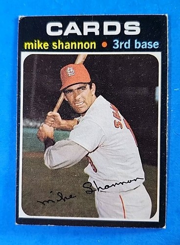 1971 TOPPS BASEBALL HIGH #735 MIKE SHANNON SP VG-EX+ | eBay