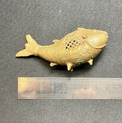 BEAUTIFUL FISH BASTAR Dokra Art Handmade BRASS Decorative Figure Art ...