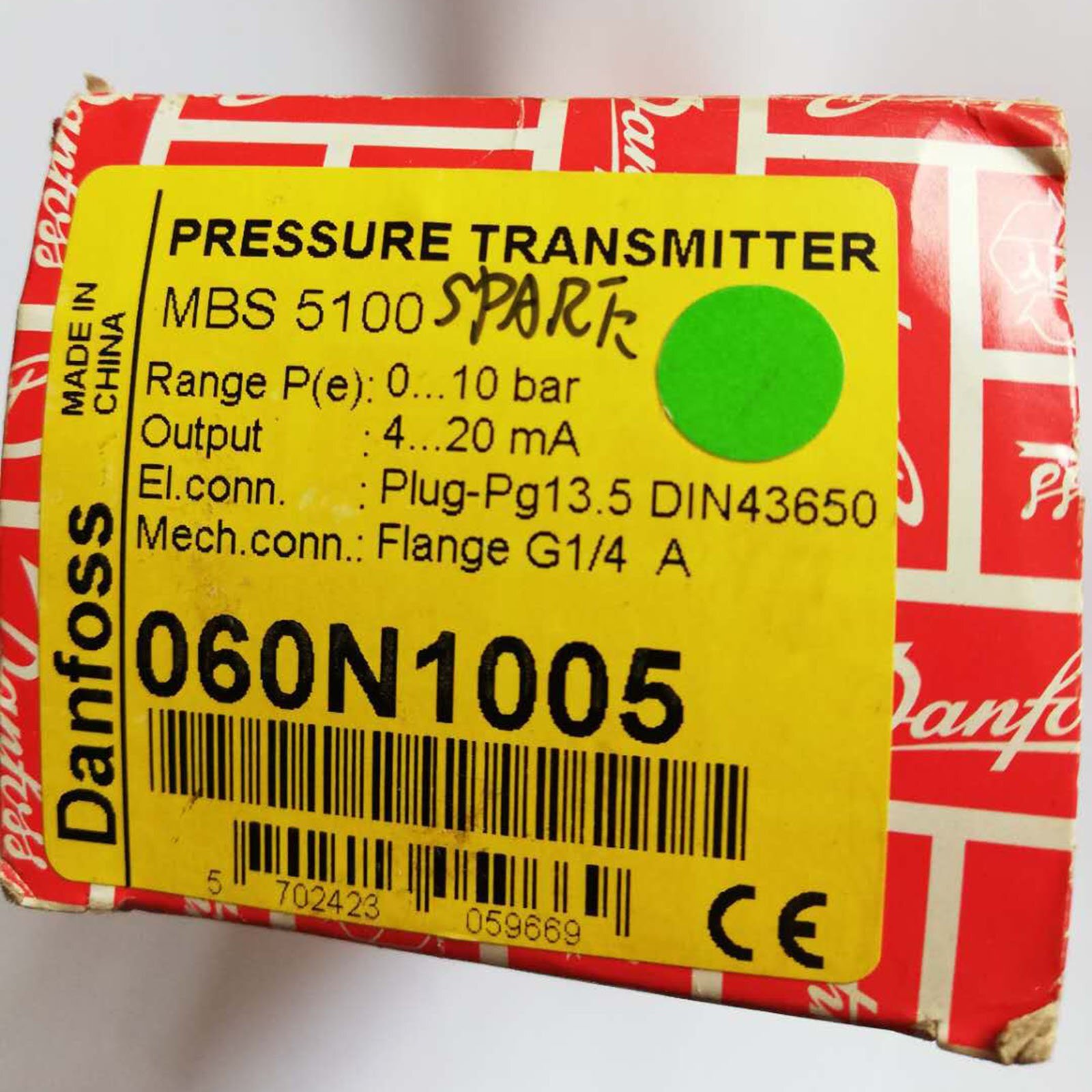 1PCS MBS5100 060N1005 New For DANFOSS Pressure Transmitter Free ...