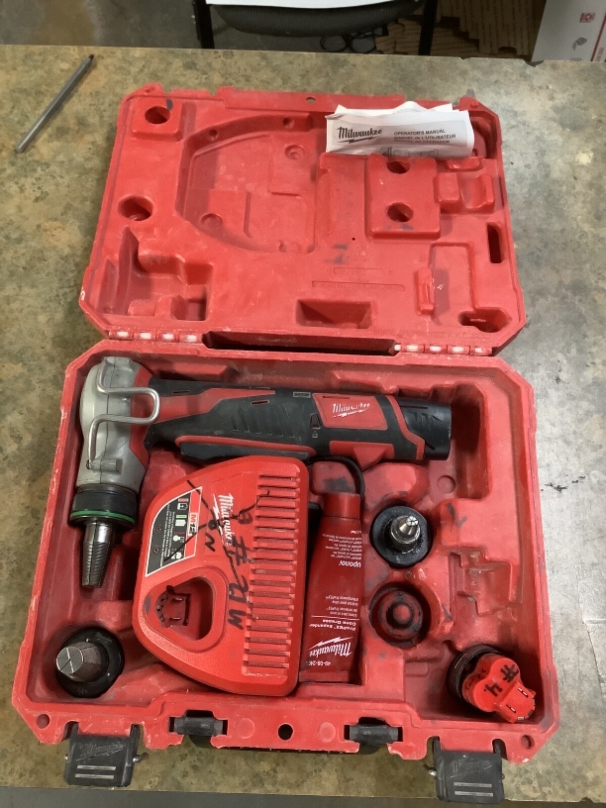 Milwaukee 2432-20 ProPEX Tubing Expansion Tool M12 Case GREAT CONDITION ...