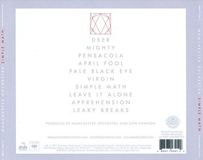 MANCHESTER ORCHESTRA - SIMPLE MATH NEW CD 886977434129| eBay