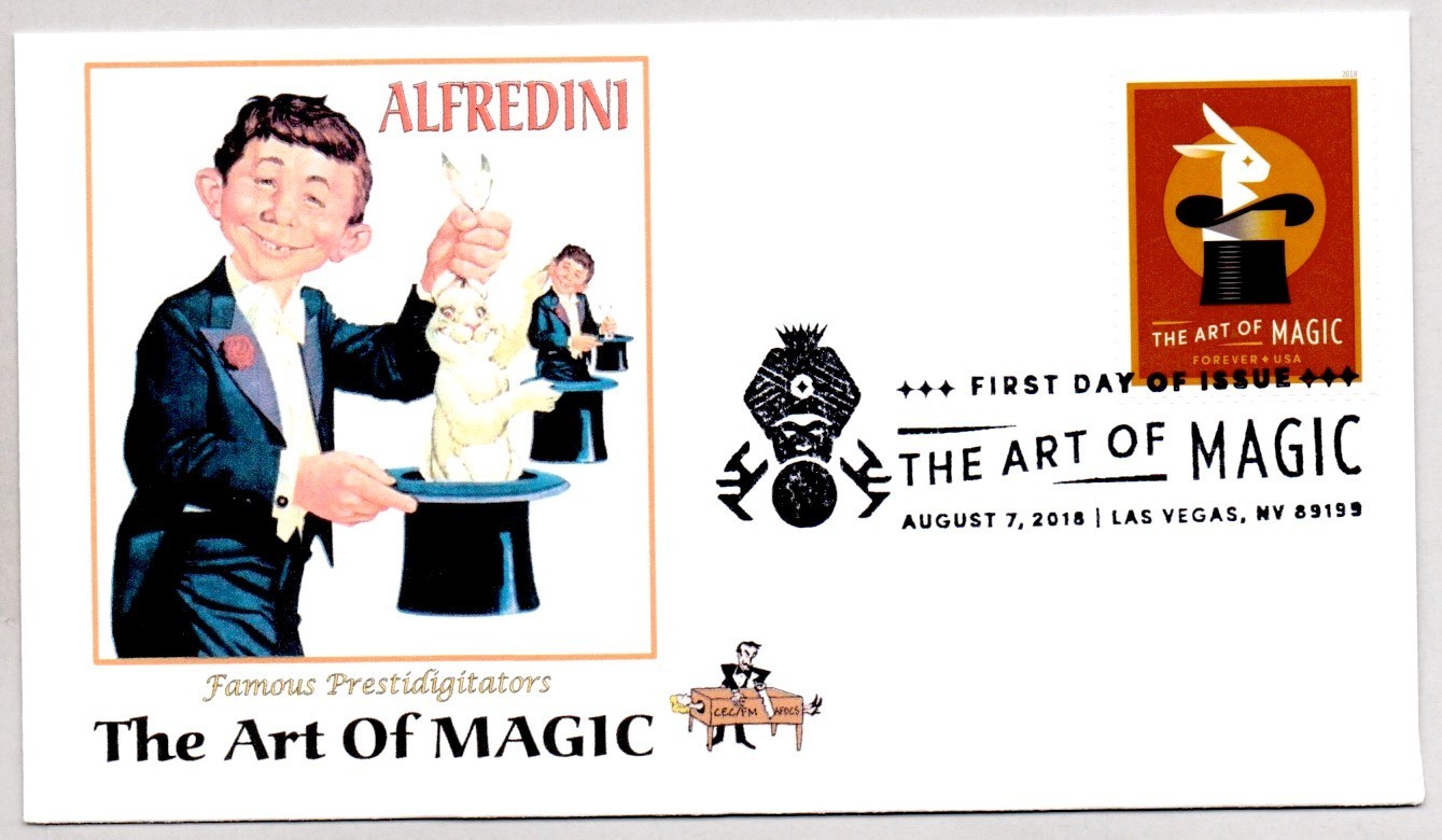 #5303 THE ART OF MAGIC, RABBIT IN HAT STAMP FIRST DAY OF ISSUE FDC | eBay