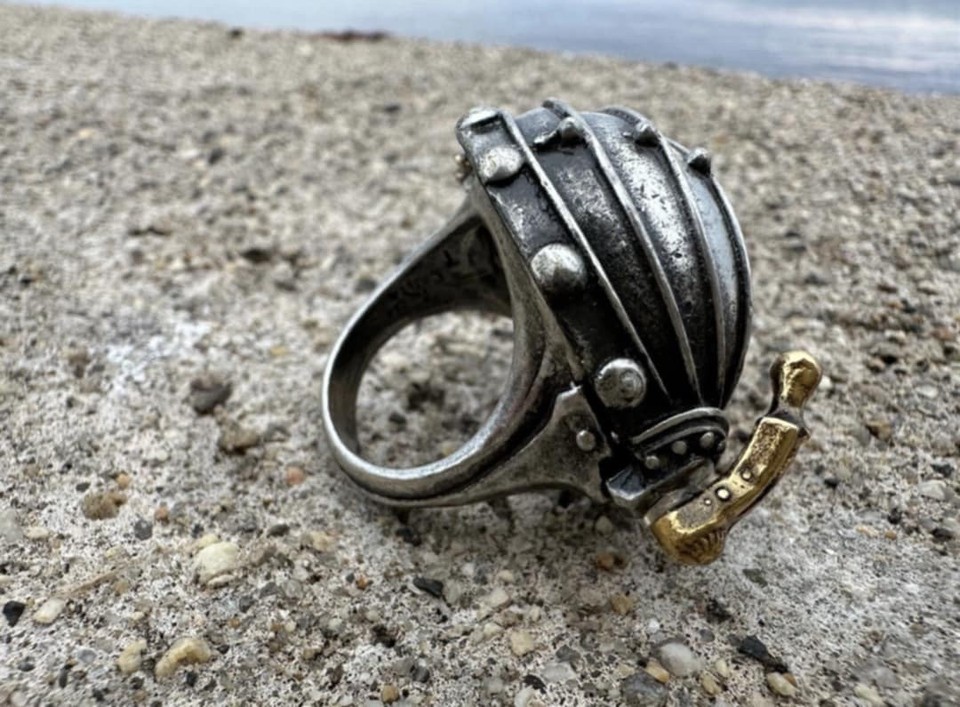 9.5 ALCHEMY GOTHIC ring Automatons Eye eyeball England steampunk ...