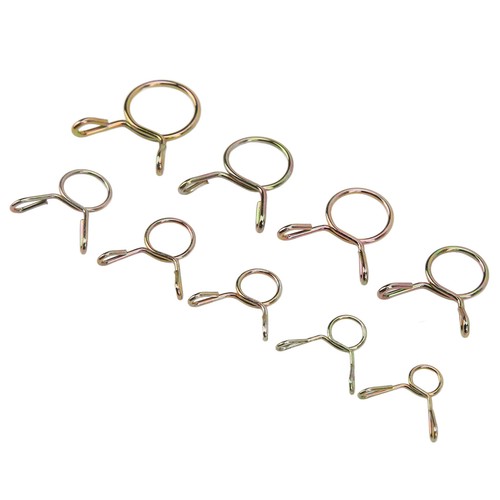 ⁺345pcs Fuel Line Hose Spring Clips Pipe Clamps Assortment Kit 9 Size ...