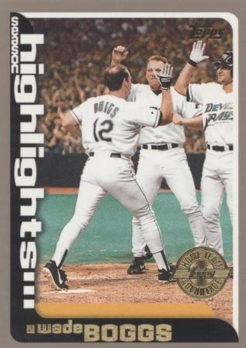 2000 Topps - Season Highlights Wade Boggs #458 Home Team Advantage for ...