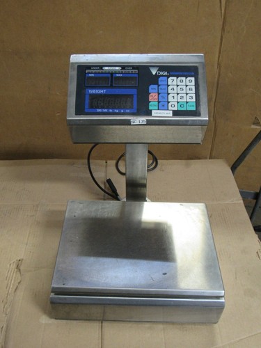 TERAOKA DIGI STAINLESS DIGITAL LAB WEIGHING SCALE DS-470SS 6LB CAP. LB ...