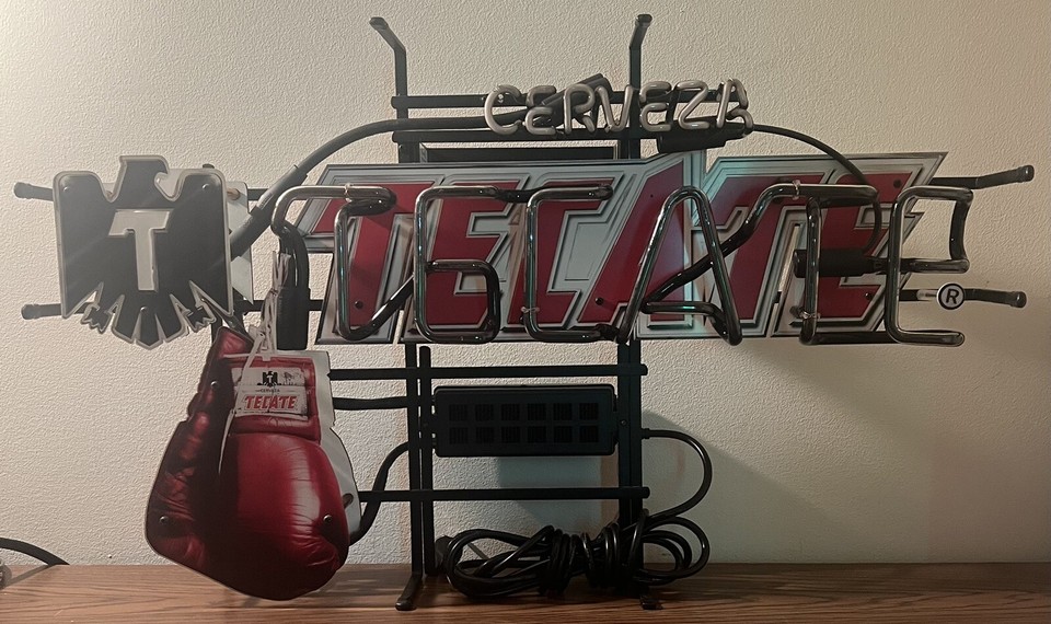 Tecate Cerveza Boxing Neon Sign - 28 x 16.5 | eBay