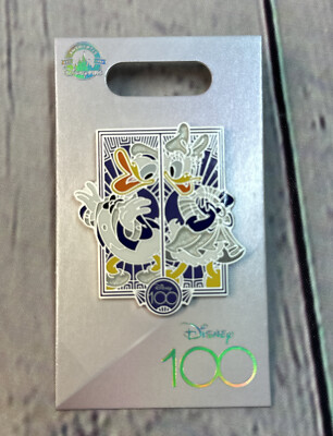 2022 Disney Parks Disney D100 Platinum 100 Anniversary Pin Donald ...