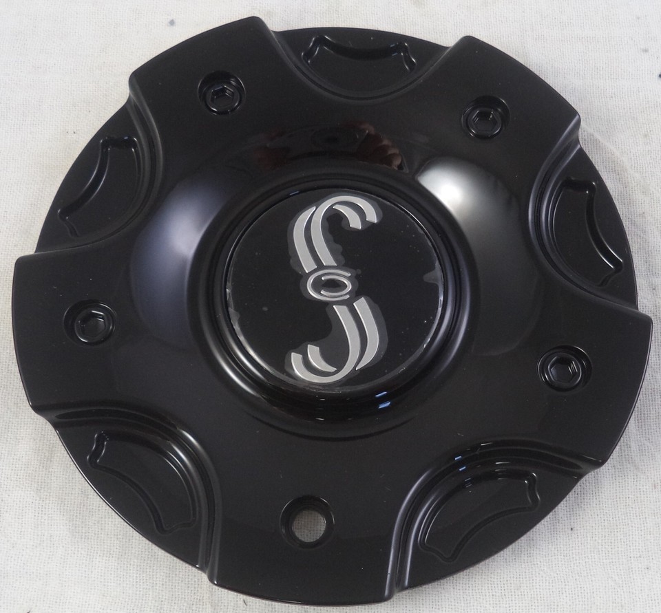 SSC / Sears Gloss Black Custom Wheel Center Cap Caps # MCD1388YA01 ...