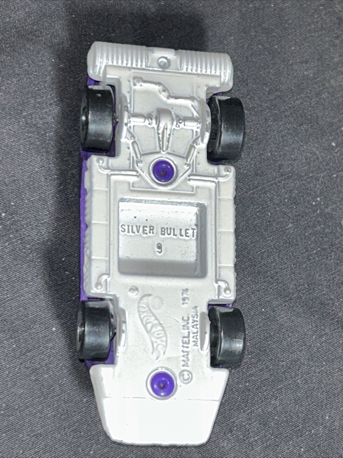 Vintage 1974 Mattel Hot Wheels Silver Bullet Car Purple Blizzard | eBay