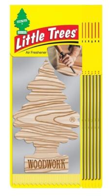 5x Little Magic Tree Car Air Freshener WOODWORK ceder sandalwood ...